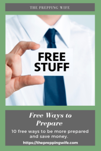 10 Amazing Totally Free Ways to Prepare - The Prepping Wife